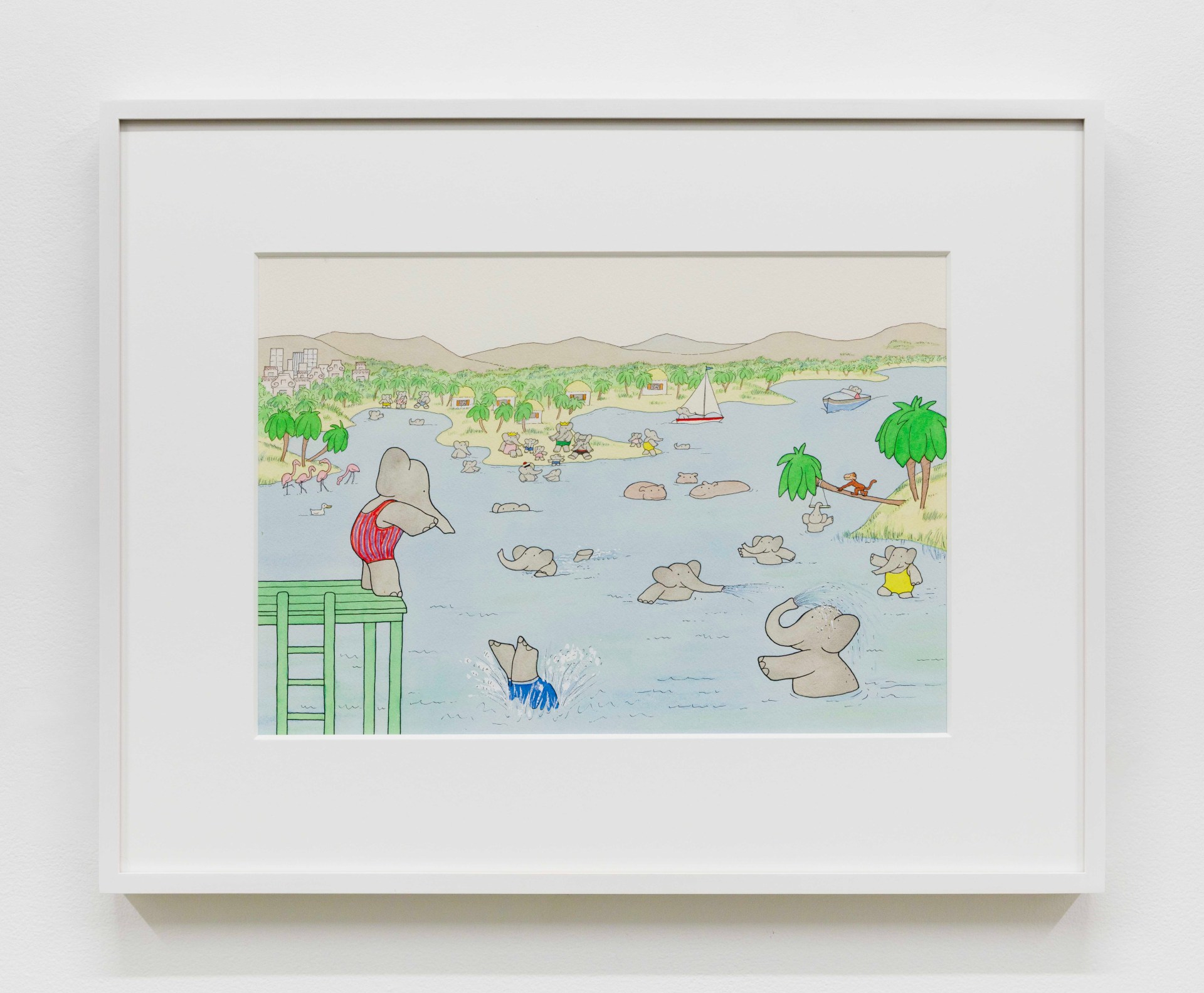 "How beautiful the lake is now! It seems even more beautiful than ...